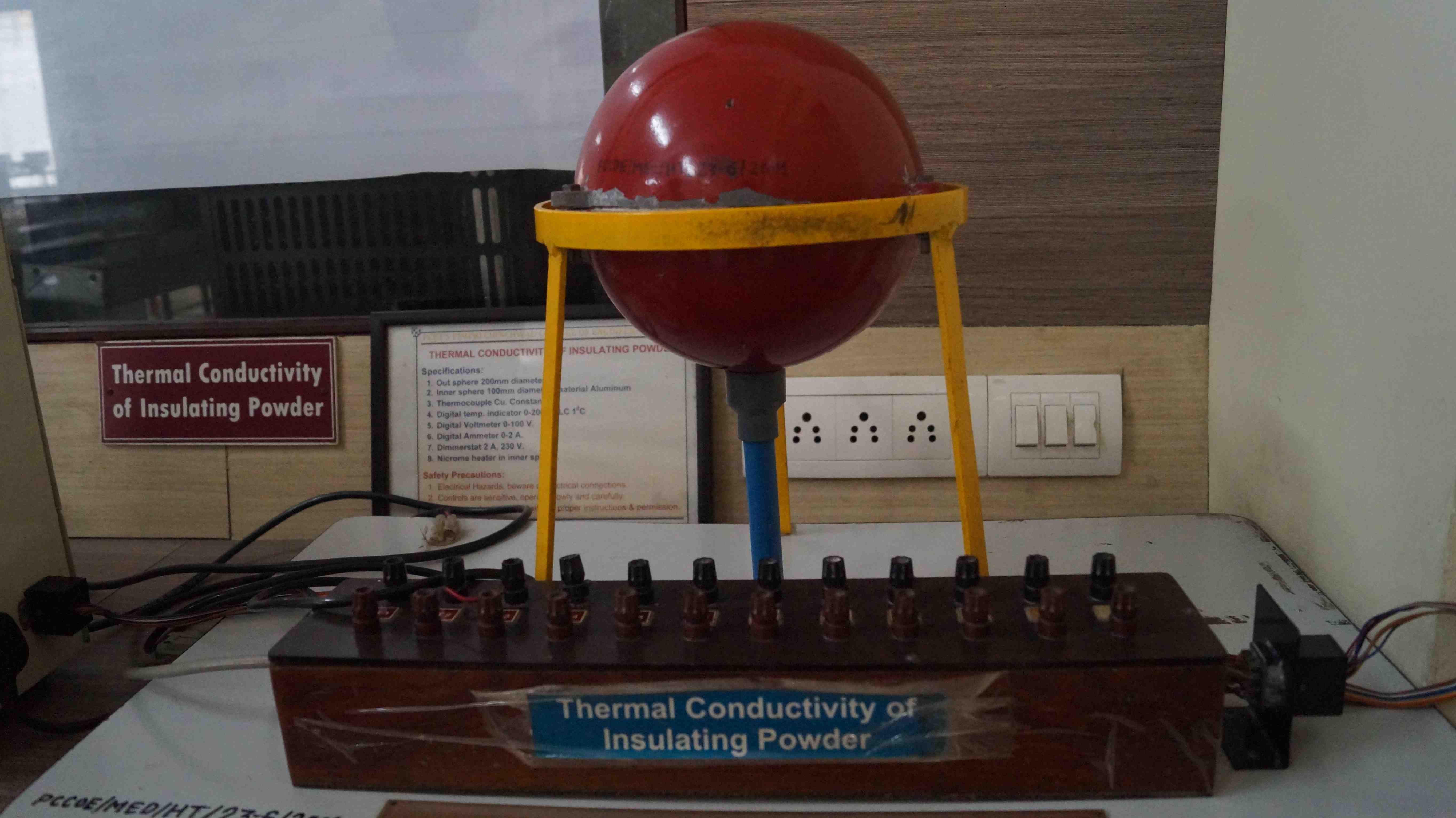 Heat Transfer lab| Facilities | Department Of Mechanical Engineering at ...